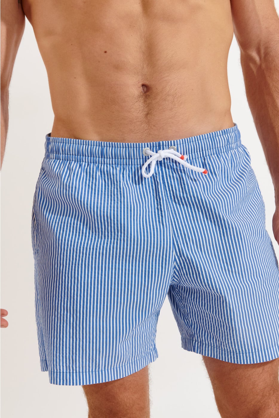 Bañador tipo short de rayas azul para hombre MANLY WATERDAISY | Banana ...