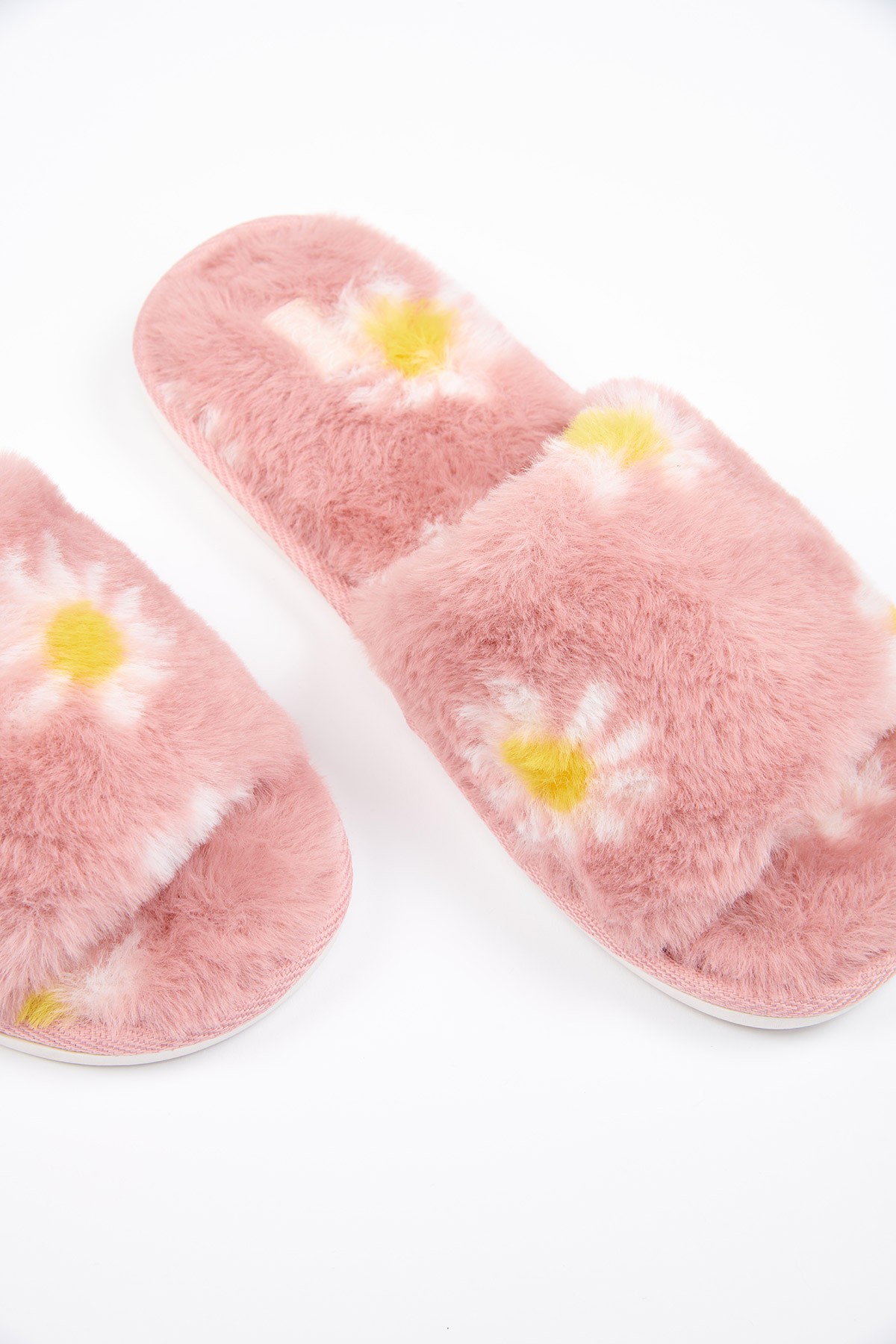 Lofa Nayeli fluffy floral print slippers | Banana Moon | Banana Moon®