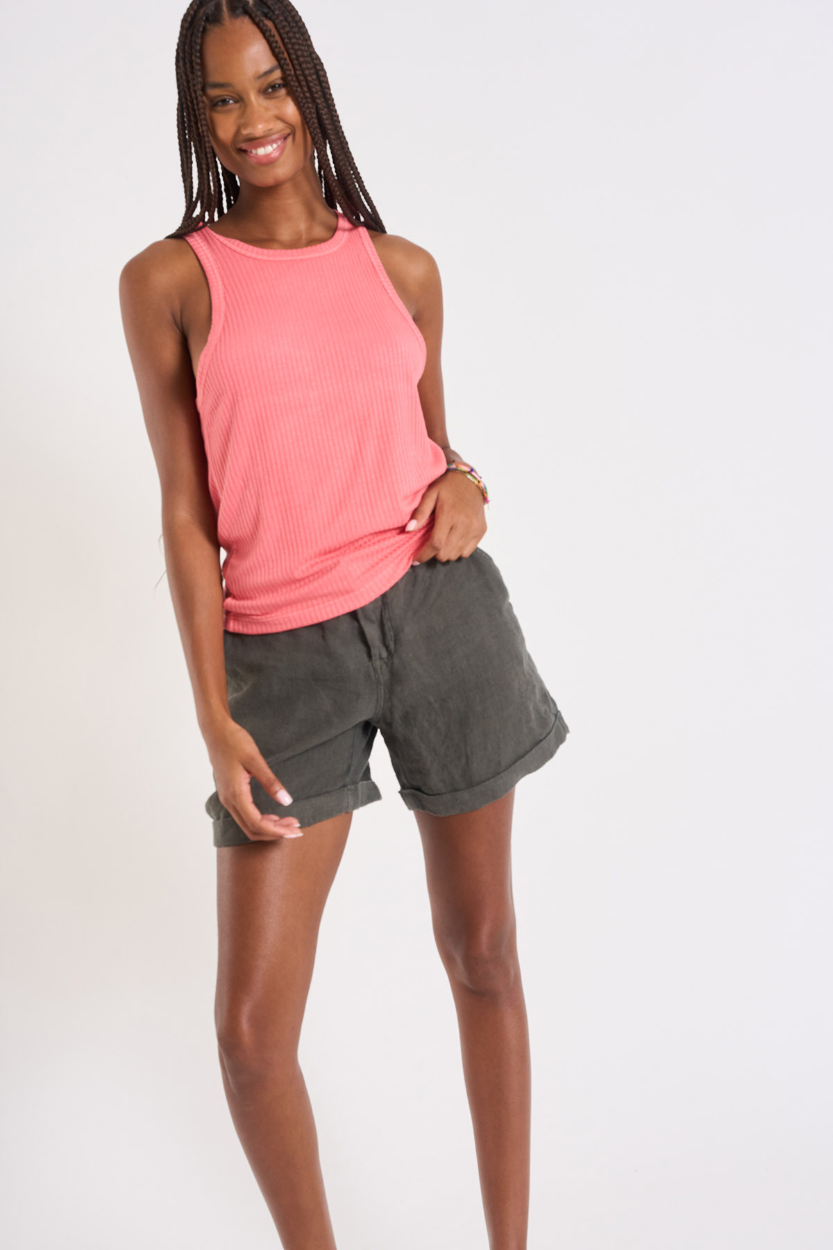 Bermuda kaki en lin PLANET Hawston | Banana Moon®