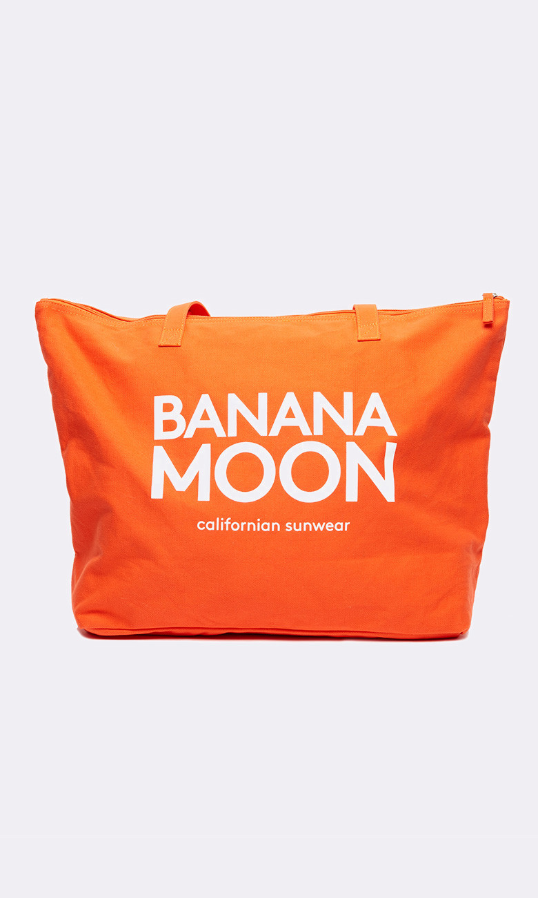 Sac | Sac de Plage | Sac de Plage Orange | MASCOTE BAGBASIC | Banana Moon®