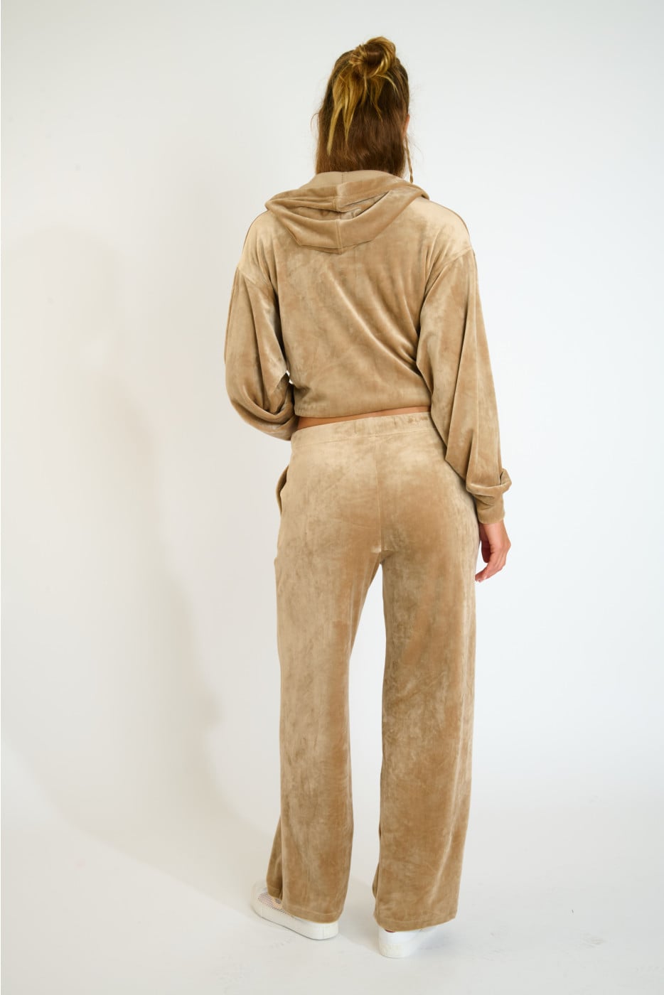 Pantalon de jogging en velours écru BOREAL SEACHIC | Banana Moon®