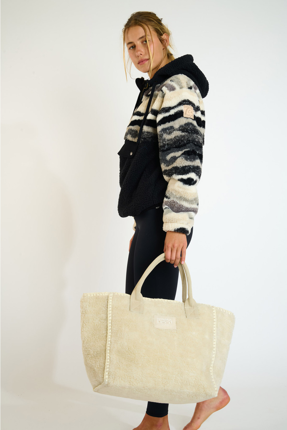 JOLT WINNIPEG ecru shopper bag | Banana Moon®